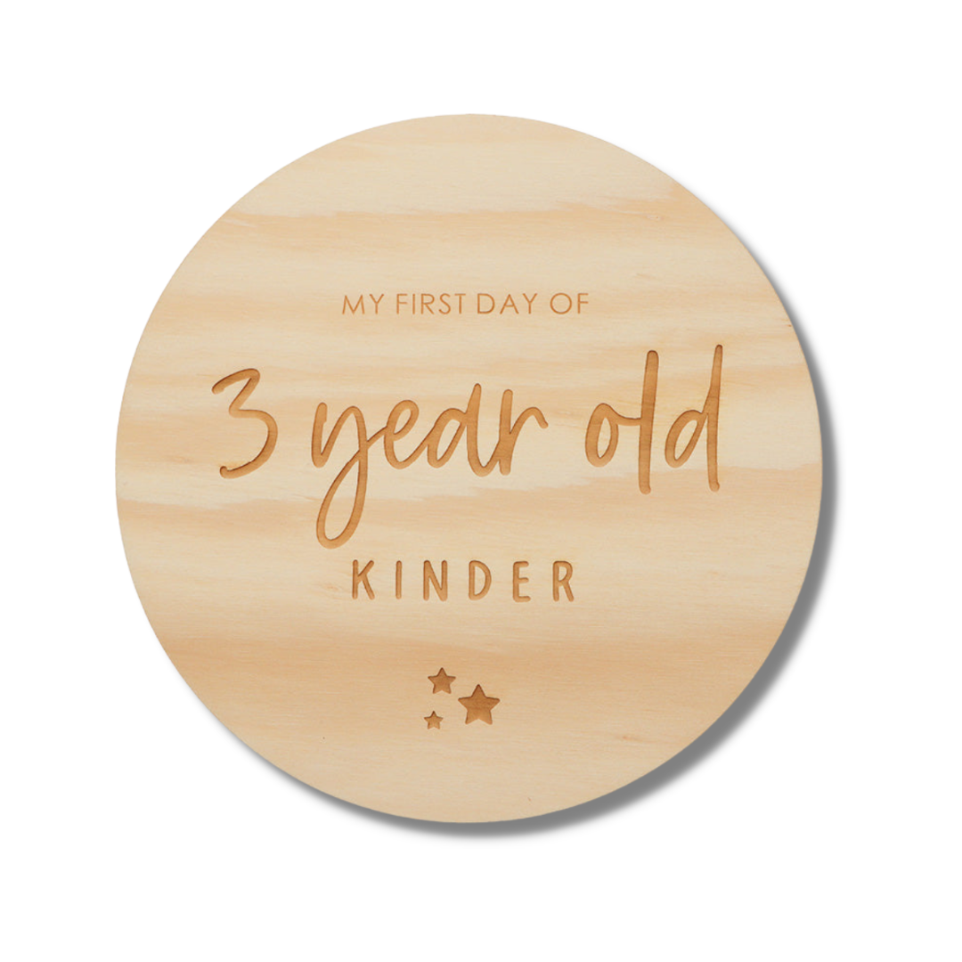 Plaque - 3 Year Old Kinder 15cm – Baby Presents